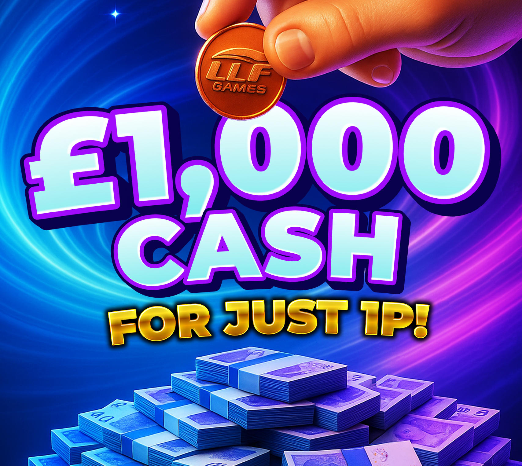 Win £1,000 For 1p! | LLF Games